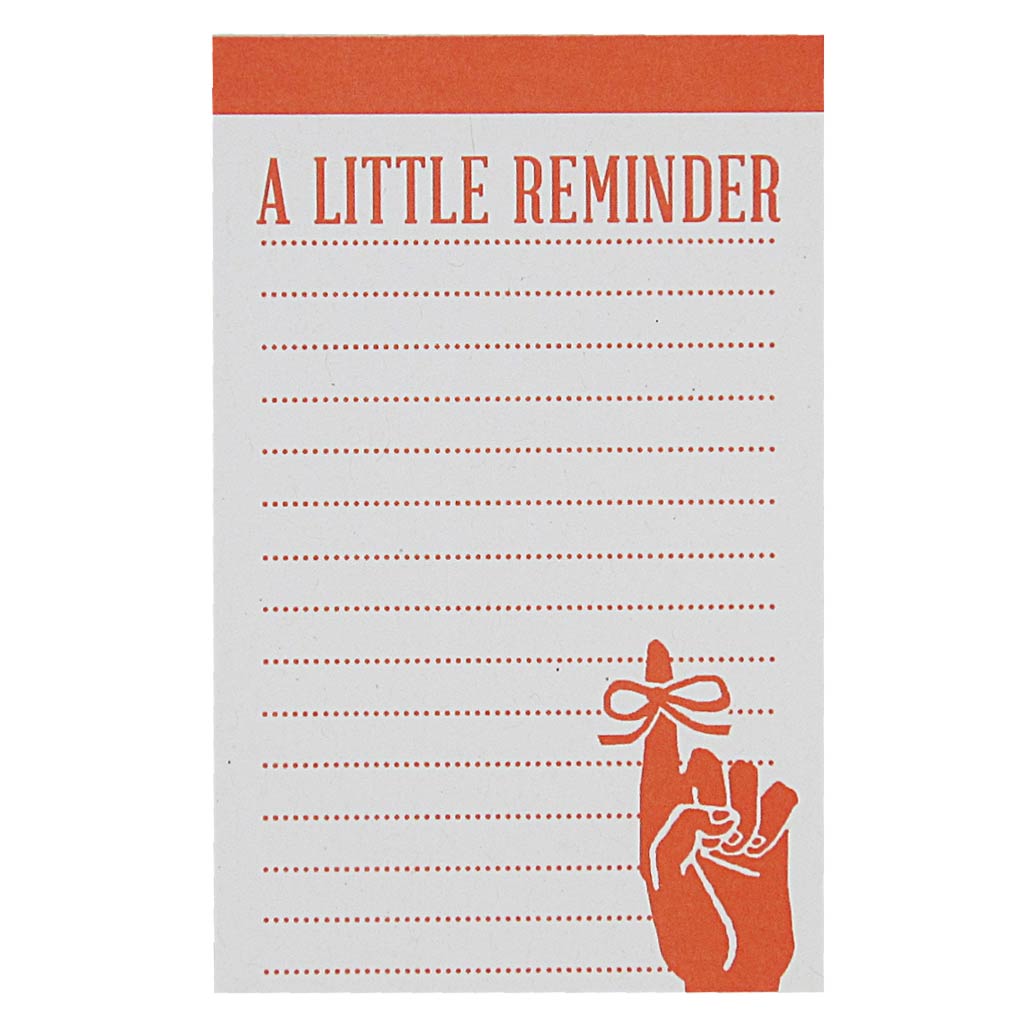 Reminders Notepad – Penny Post, Alexandria VA