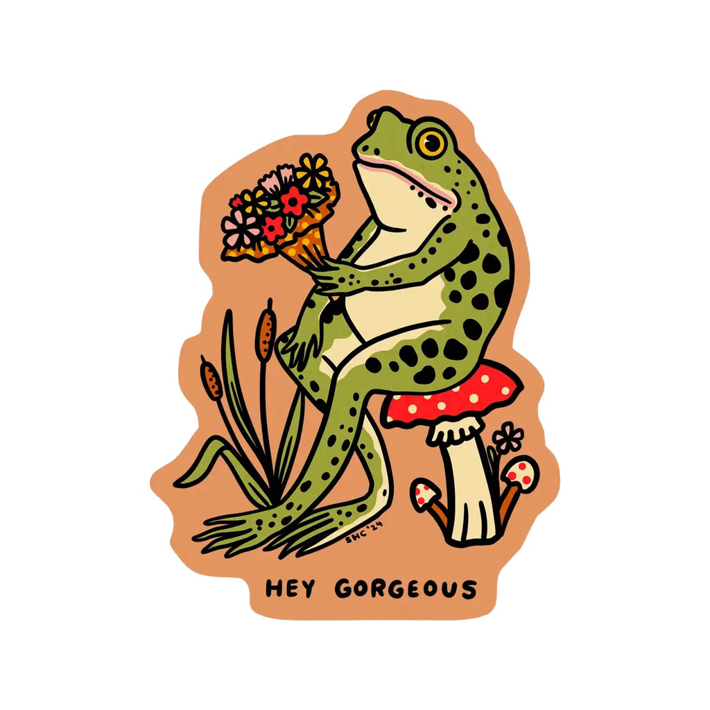 Hey Gorgeous Sticker – Penny Post, Alexandria VA