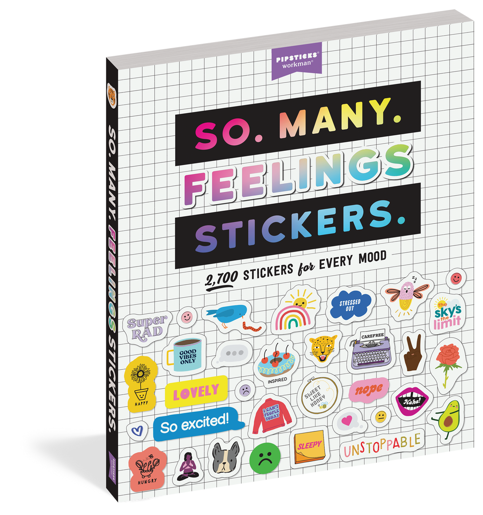 So. Many. Feelings Stickers – Penny Post, Alexandria VA