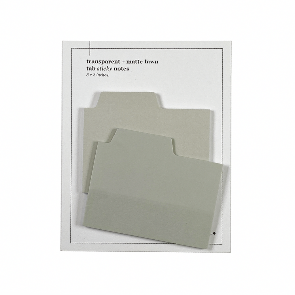 Fawn Blank Tab Sticky Notes – Penny Post, Alexandria VA