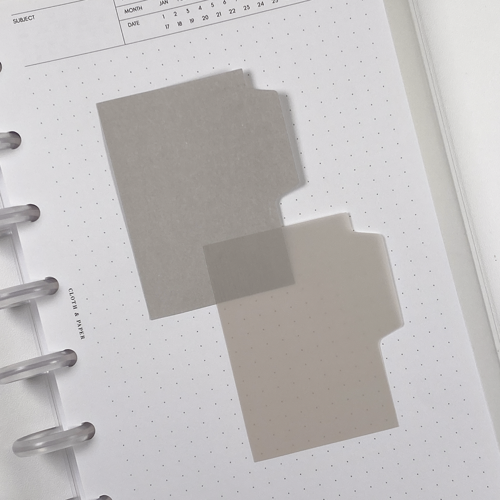Linen Blank Tab Sticky Notes – Penny Post, Alexandria VA
